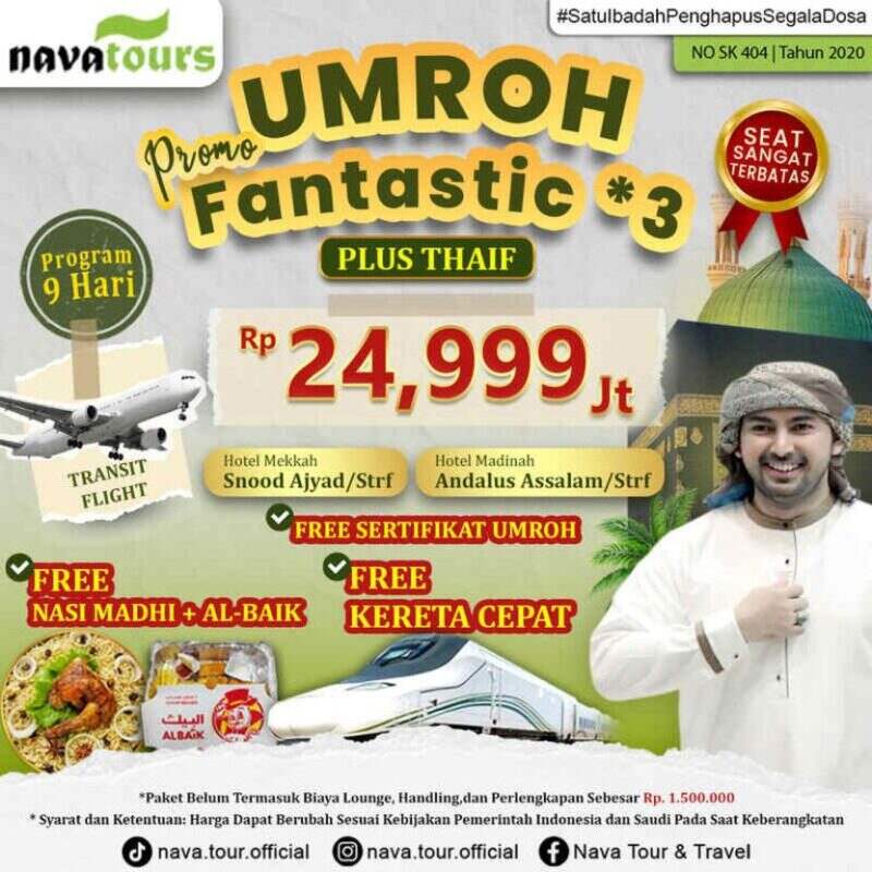 Biaya Paket Umroh Terbaru 2025 Harga Mulai Rp 24 Jutaan